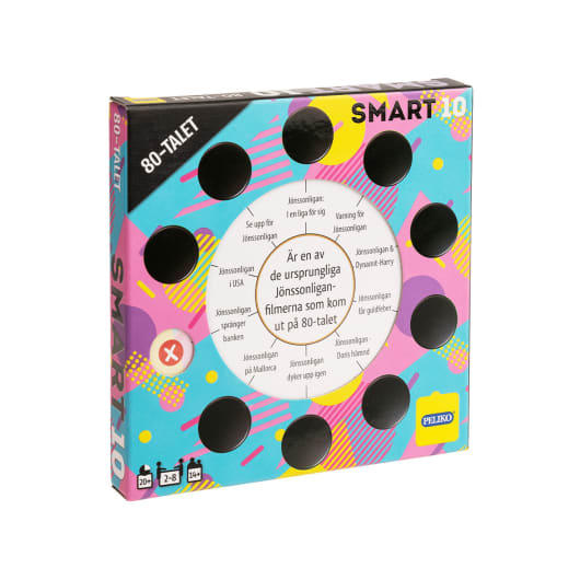 Peliko Smart10-frågekort 80-talet (svenska) | Martinex Peliko Smart10-frågekort 80-talet (svenska) | Martinex